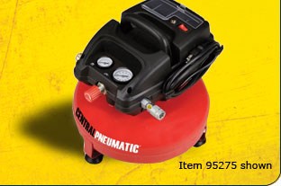 Central Pneumatic from Harbor Freight | Air Compressors and Air Dryers