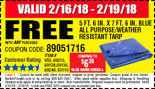 President's Day Sale Feb. 16-19, 2018