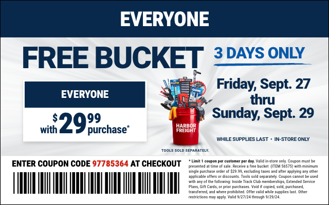 Promotions – Harbor Freight Tools