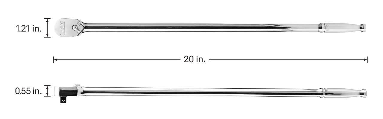 G2 3/8 in. Drive, 20 in. Extra-Long Ratchet