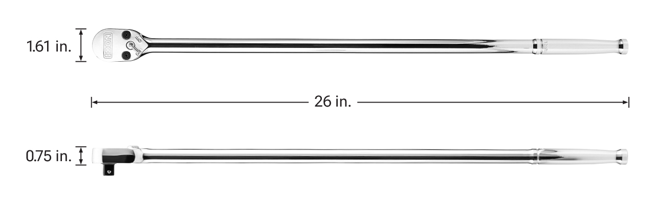 G2 1/2 in. Drive, 26 in. Extra-Long G2 Ratchet