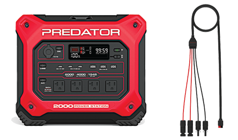 2000 Power Station, 2000 Running Watts, 1545 Wh Capacity