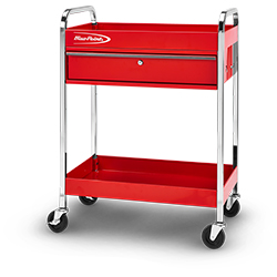30 in., 1-Drawer Service Cart, Red