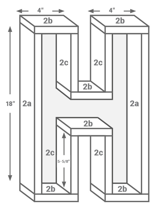 DIY Monogram Planter - Step-by-Step Build Plans
