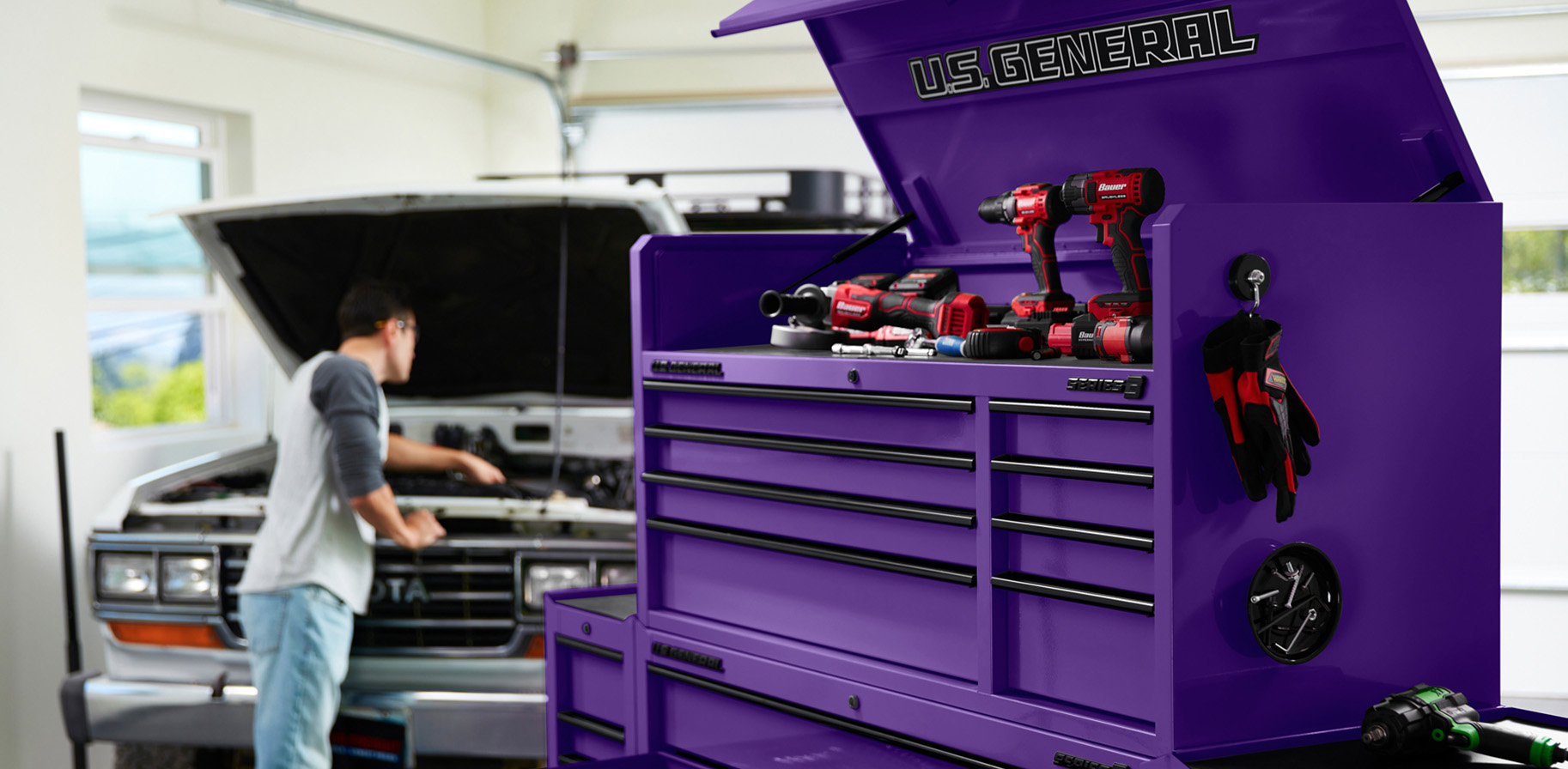 What’s New at Harbor Freight - U.S. GENERAL™ Purple Tool Storage Collection